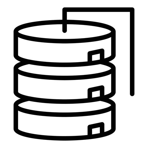 Api Server Icon Outline Style 15887592 Vector Art At Vecteezy