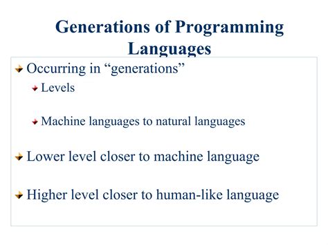 programming and languages ppt programming languages computing
