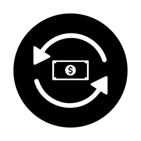 Premium Vector Money Cash Currency Icon Black Vector Graphics