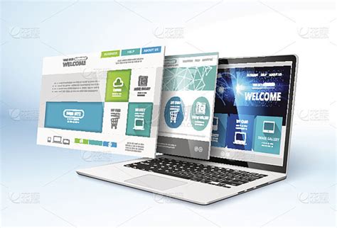 网页设计的概念。向量