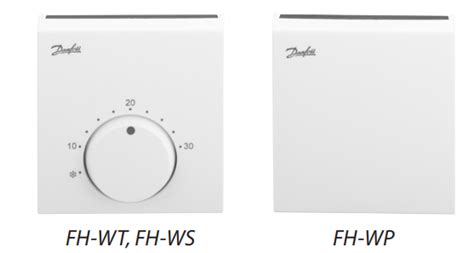 Danfoss Fh Wt Room Thermostat Data Sheet Thermostat Guide