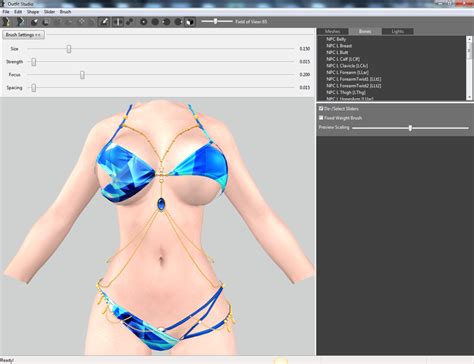 Weight Painting And Cloth Physics Skyrim Technical Support LoversLab