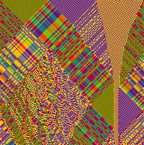 6 Colour Block Cellular Automata Graphic Design Tutorials Photoshop