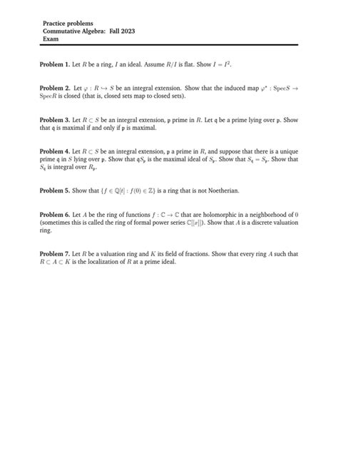 Practiceproblems Pdf