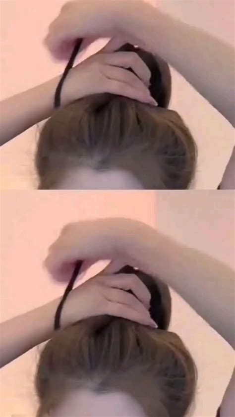 Messy Bun Tutorial Hair Tutorial Hair Style Korea Hair Tutorials Easy