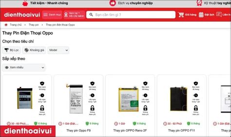 Thay Pin Oppo Quận 12 Bao Nhiêu Tiền Thay ở đâu Tốt