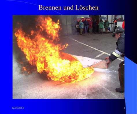 PPT Brennen und Löschen PowerPoint Presentation free download ID