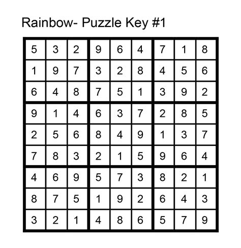 Rainbow Sudoku The Bridge