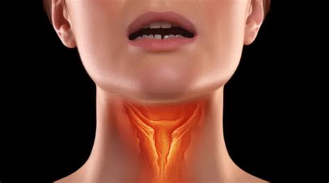 An Animation Of A Woman S Throat Has Had It S Internal Heating