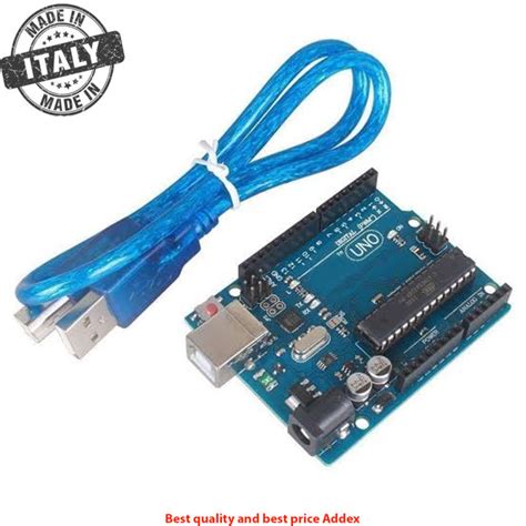 Arduino Uno R3 With Usb Cable Made In Italy Bd