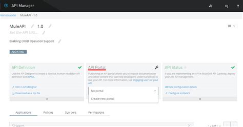 Mule ESB Tutorials Design Mule API Portal
