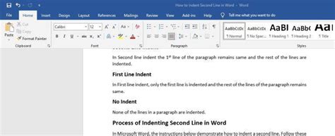 How To Indent Second Line In Word Enjoytechlife