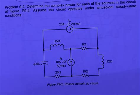 Problem Determine The Complex Power For Each Of Chegg
