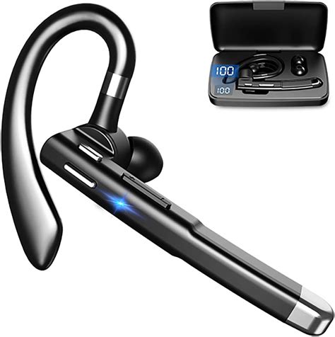 Bluetooth Earpiece For Cell Phones Bluetooth Headset V With Mic Noise Cancelling Waterproof