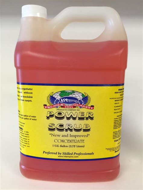 Ht 31 Power Scrub Extractor Solution Gallon