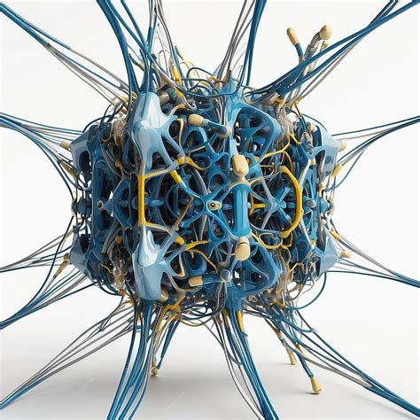 Premium Photo Artificial Deep Neural Network Schematic View