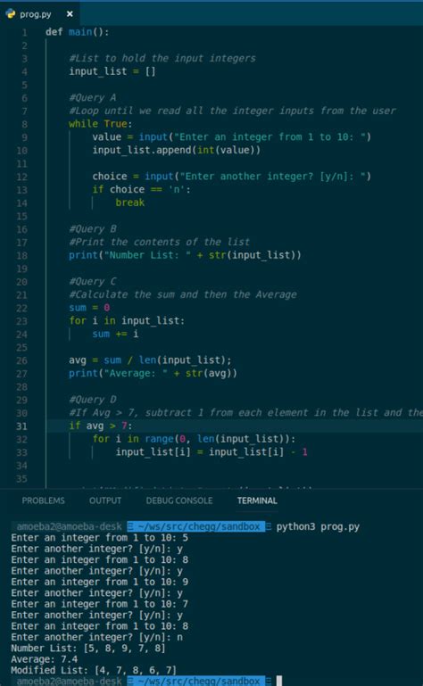 Problem 1 Write A Python Program To Do The Following A Ask The User