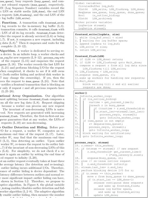 Logging Algorithm Details Of Synchronization Between The Frontend And