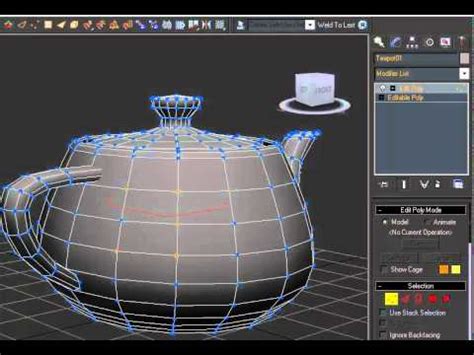 Maxscript Weld Vertex Selection To Last Selected Vertex Polycount