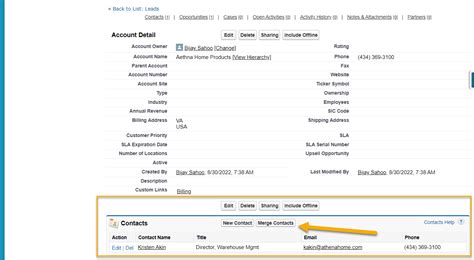 Salesforce Merge Contacts Merge Duplicate Contacts