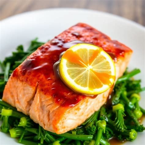 Honey Garlic Glazed Salmon Recipe Cookaifood