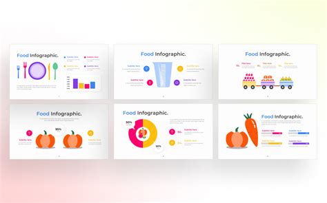 Food Powerpoint Infographic Template Templatemonster