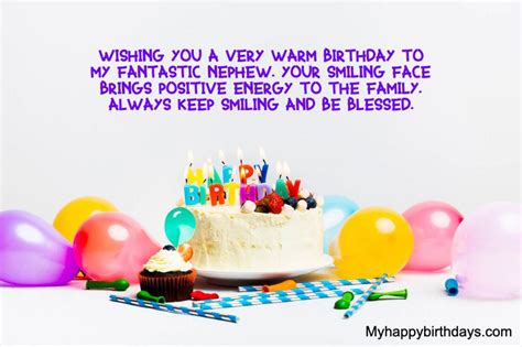 85 Heart Touching Birthday Wishes For Nephew Funny And Sweet