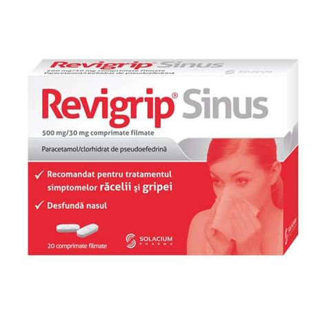 Revigrip Sinus 20 Comprimate Filmate