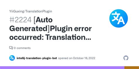 Auto Generated Plugin Error Occurred Translation Parsing Failed Aiyoudao Orgtritonusshare