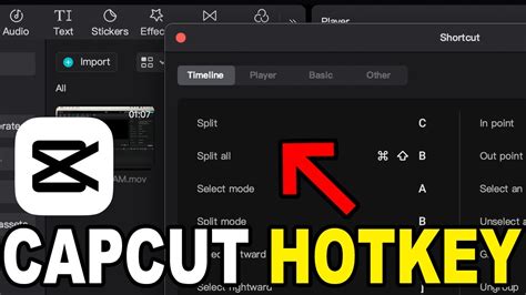 How To Edit Hotkey In Capcut Pc For Faster Video Edit Youtube
