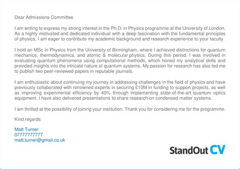 How To Write A Phd Application Letter Infoupdate Org