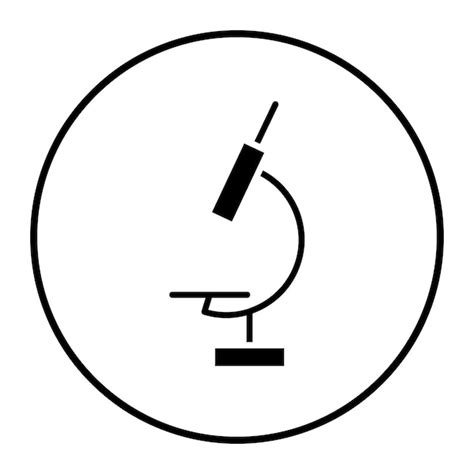 Premium Vector Microscope Vector Illustration