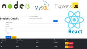 Nodejs React With Mysql Crud Application Tutusfunny
