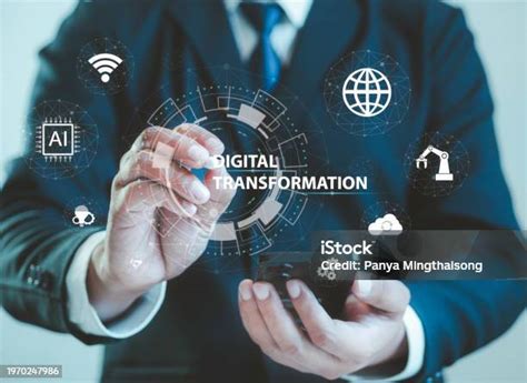 비즈니스 디지털 트랜스포메이션 개념 미래와 혁신 인터넷 및 네트워크 개념 기술 배경 디지털 전환에 대한 스톡 사진 및 기타 이미지 디지털 전환 디지털화 전략 Istock