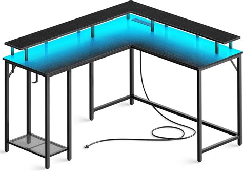 Superjare Computadora Para Juegos En Forma De L Con Tomas De