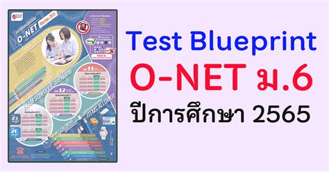 Test Blueprint O Net 2565 ป 6 ม 3 ม 6 ร ปแบบข อสอบ Eroppa