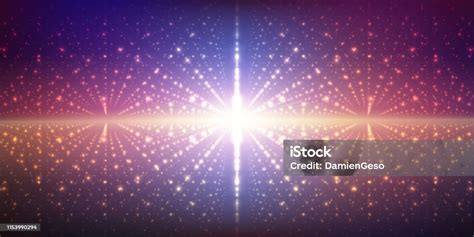 벡터 성 간 공간 배경입니다 우주의 은하계 그림입니다 성운 스타더스트와 밝은 빛나는 별 배경 벡터 일러스트 레이 션 파티 삽화 브로셔 포스터 0명에 대한 스톡 벡터 아트 및