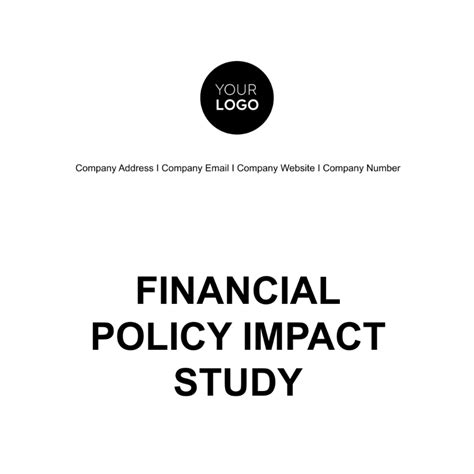 Financial Policy Impact Study Template Edit Online And Download Example