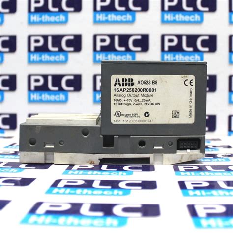 s500 abb ao523 ac500 analog input output module plc 16 at rs 15000 in