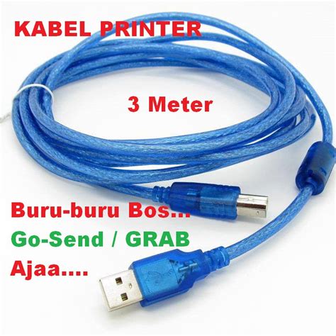 Jual Kabel Printer Usb 3 Meter Shopee Indonesia