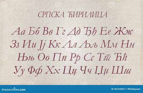 Letters Of The Cyrillic Alphabet Royalty Free Stock Image