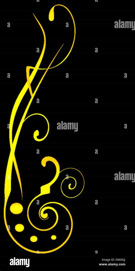 Yellow Vector Ornate Stock Vector Image And Art Alamy