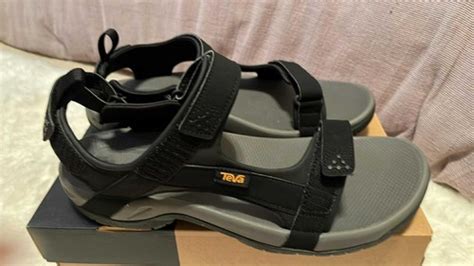 Teva Black Meacham Ankle Strap Sport Water Sandals Men Us 13 New In