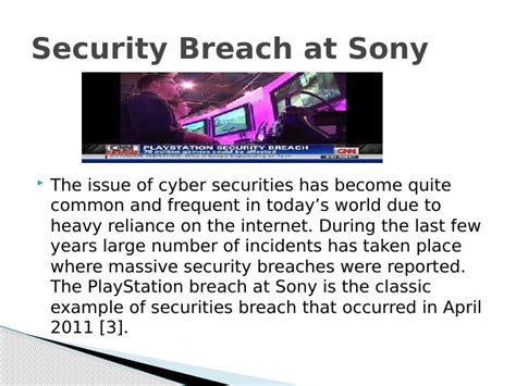 Sony PlayStation Breach A Case Study On Security Breaches