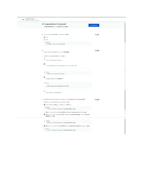 Course 2 Week 6 Practice Quiz 2 Value Field Settings Back Value Field Settings Practice Quiz