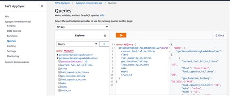 Access Data In Amazon Timestream With AWS AppSync Front End Web Mobile