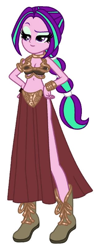 Aria Blaze As Princess Leia Slave Outfit By Spiralofficialartsyt On