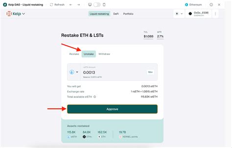 Restaking Eth With Kelp Dao In Ledger Wallet™ Formerly Ledger Live