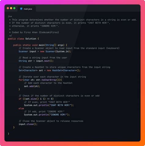 Codeforces 236a Boy Or Girl Progress Firoz Khan Posted On The Topic Linkedin