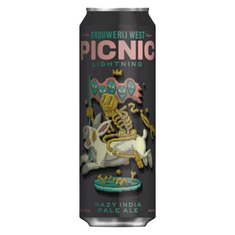 Brouwerij West Picnic Lightning Hazy Ipa 4pk 16oz Can Delivered In As